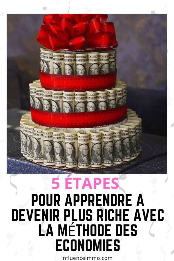 5 étapes pour devenir riche le plus rapidement en économisant