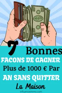 7 techniques pour gagner plus de 1000 € par mois sans trop travailler