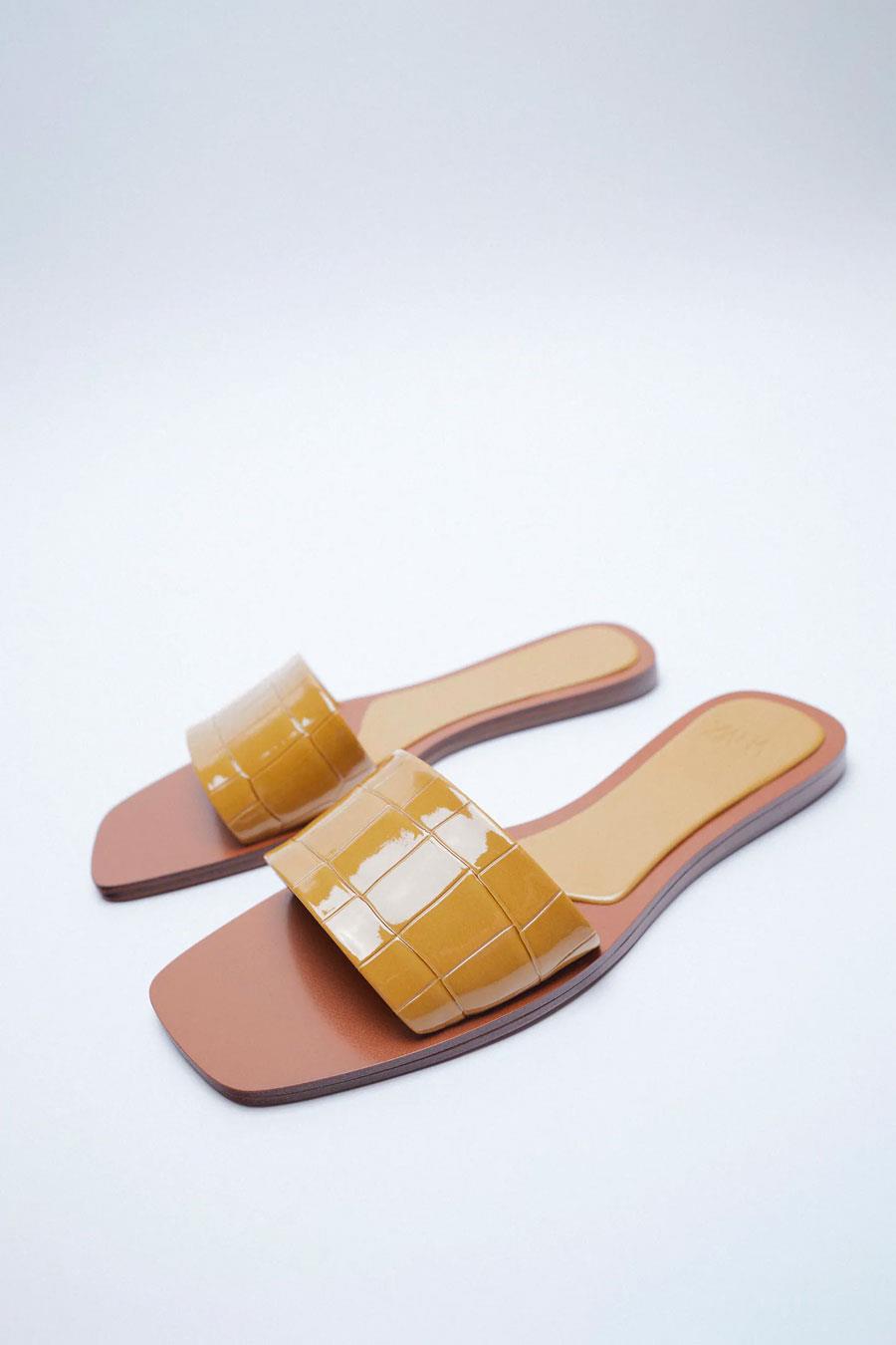 Les 18 Sandales Plates Zara A La mode Pour 2021