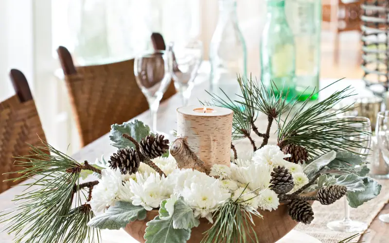 26 Idées de Centres de Tables de Noel Facile A Faire