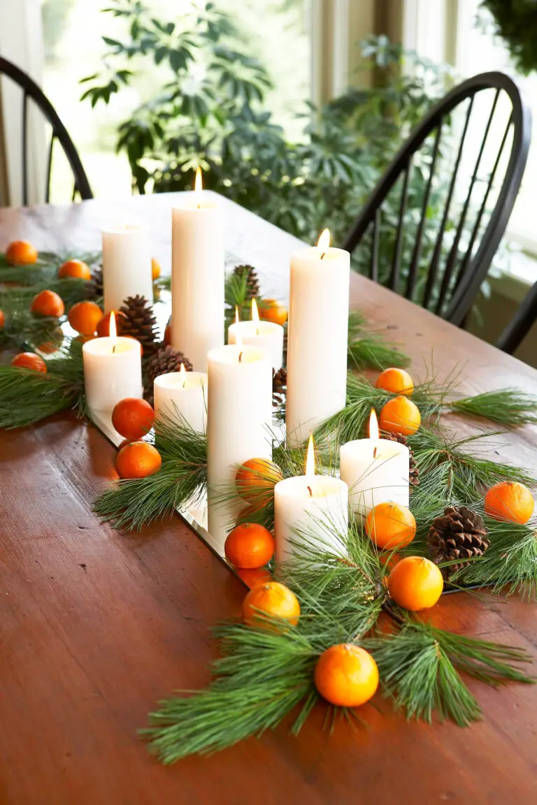 26 Idées de Centres de Tables de Noel Facile A Faire