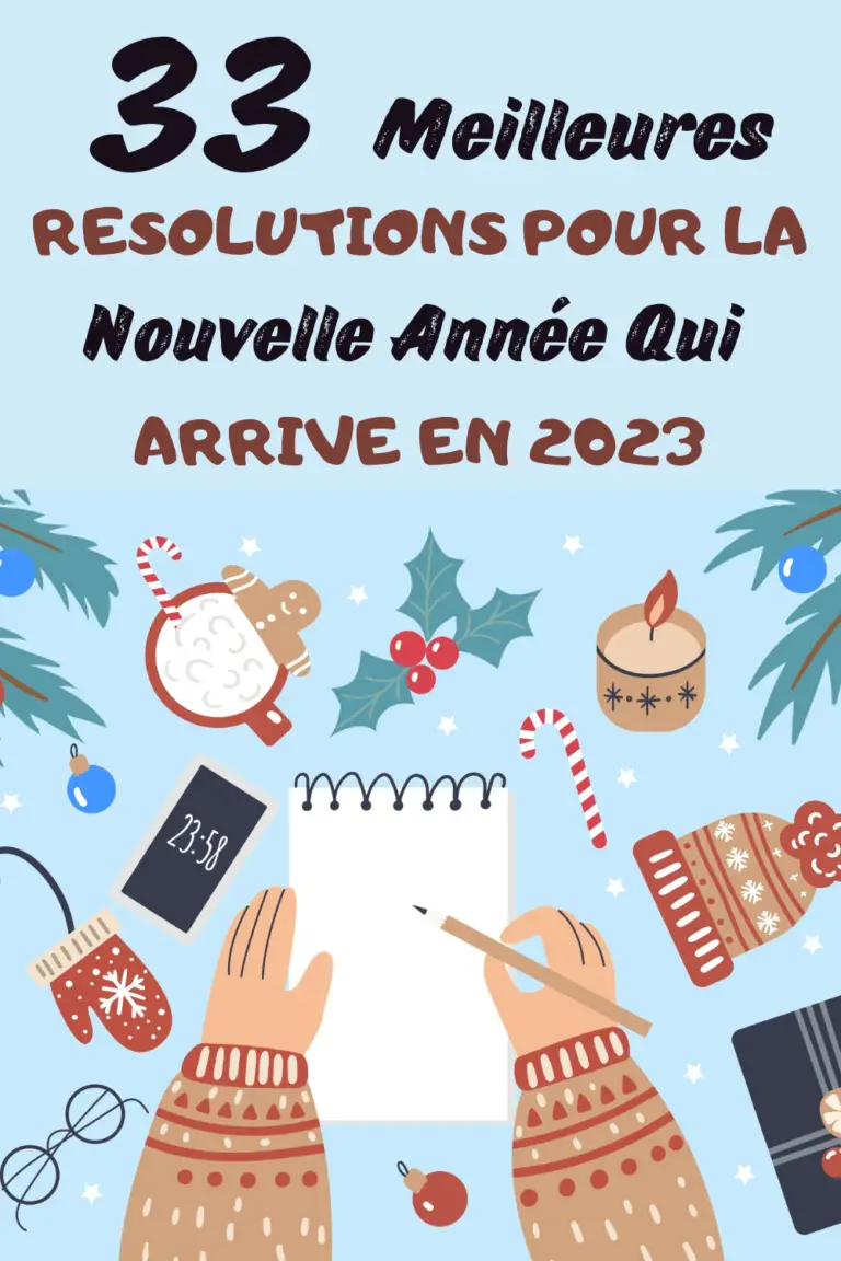 33 idées de résolution du Nouvel An pour bien commencer 2023