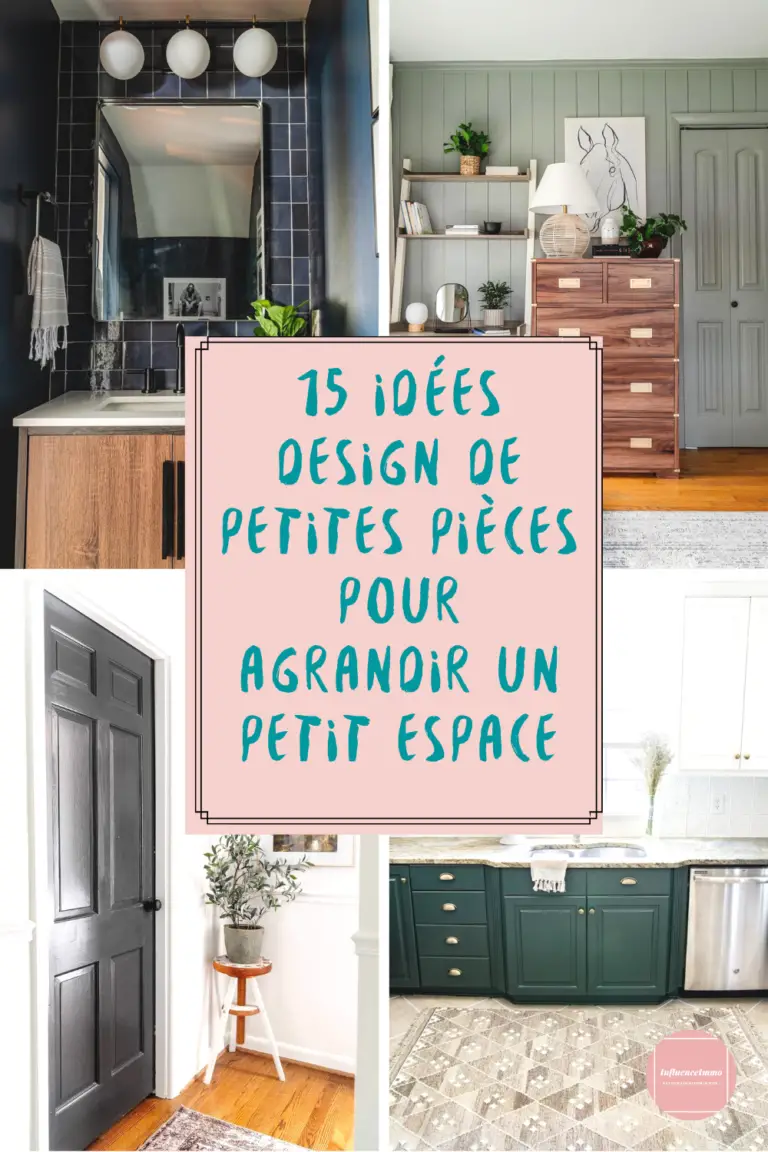 15 Idées Design de Petites Pièces Pour Agrandir Un Petit Espace