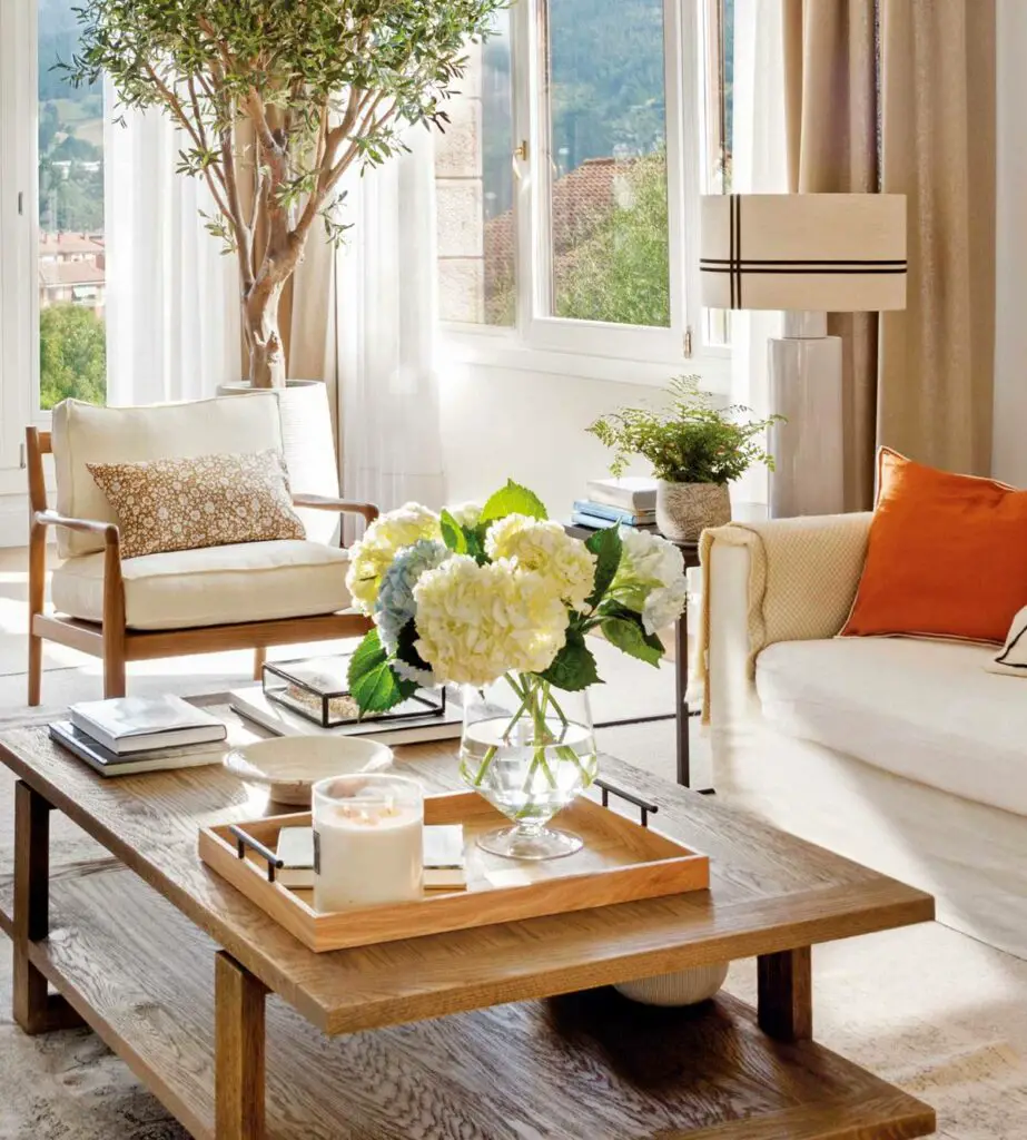 14 Idées Pour Décorer Son Salon Avec Table Basse En Bois