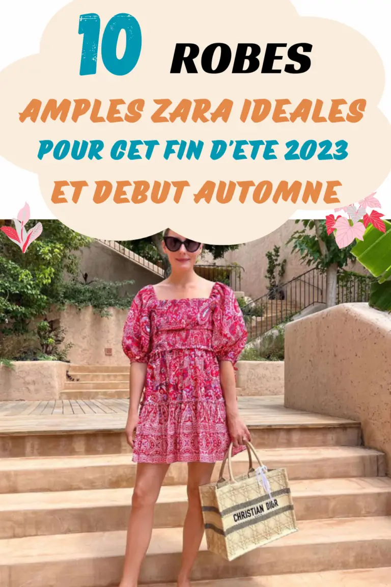 10 Robes Amples Zara Pour Cet Fin D'Eté Et Le Début de L'Automne 2023