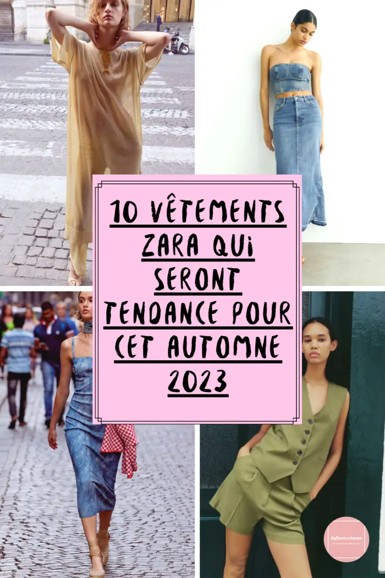10 Vêtements Zara Qui Seront Tendance Pour Cet Automne 2023