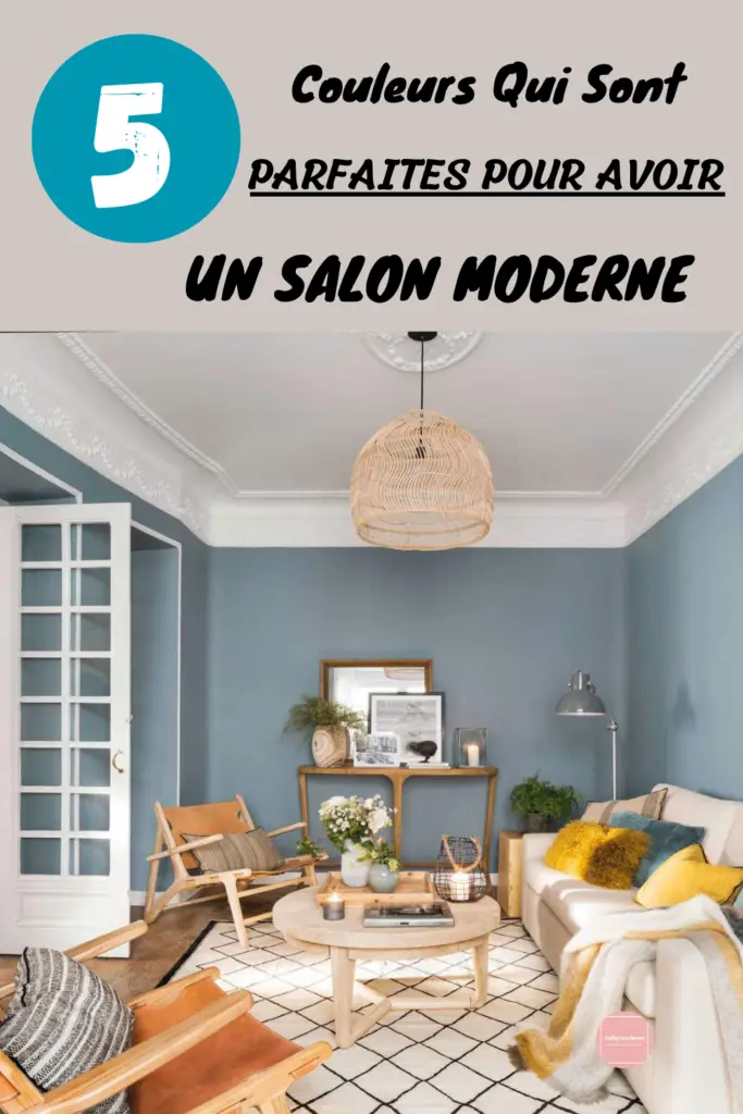 LES 5 COULEURS A CHOISIR POUR GARDER SON SALON MODERNE