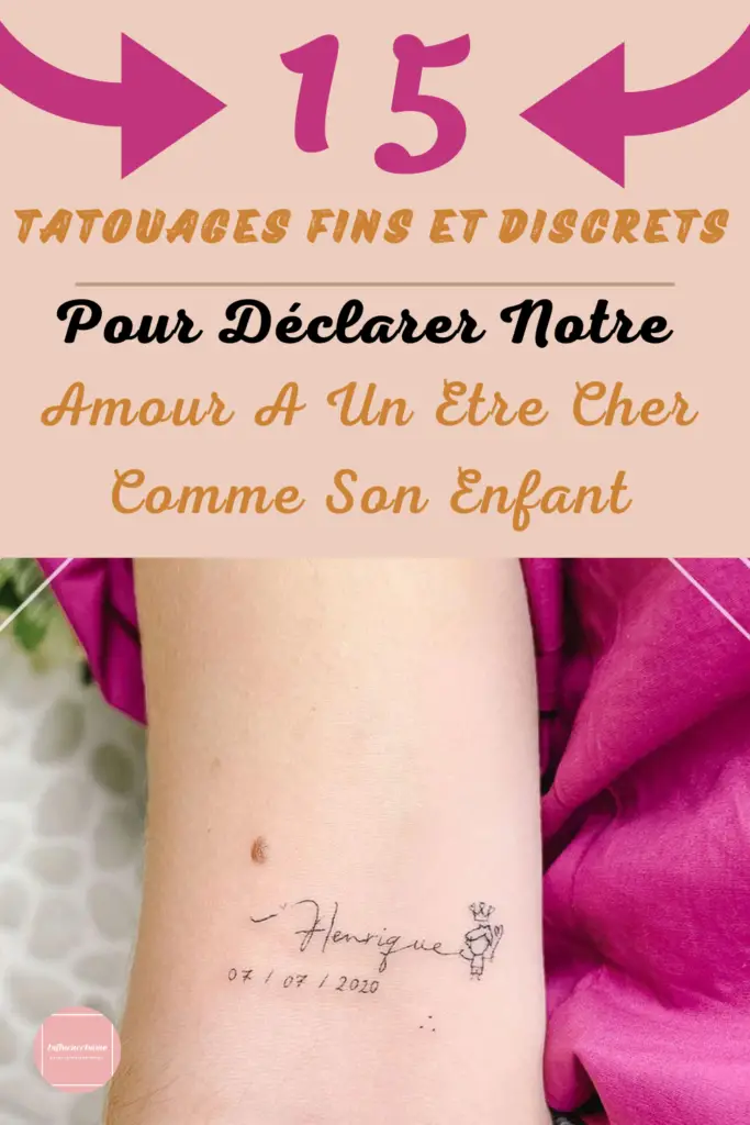15 idées de tatouages discrets avec prénom Symbolique
