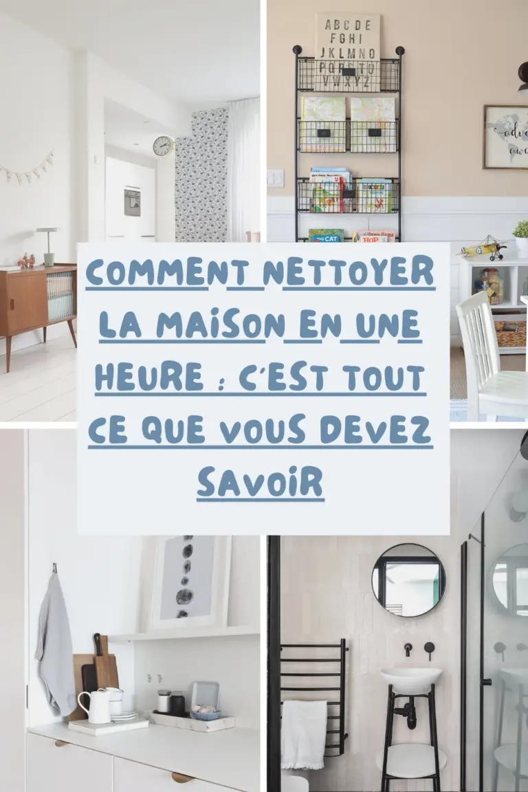 Comment Nettoyer Sa Maison En Seulement 1 Heure Par Jour
