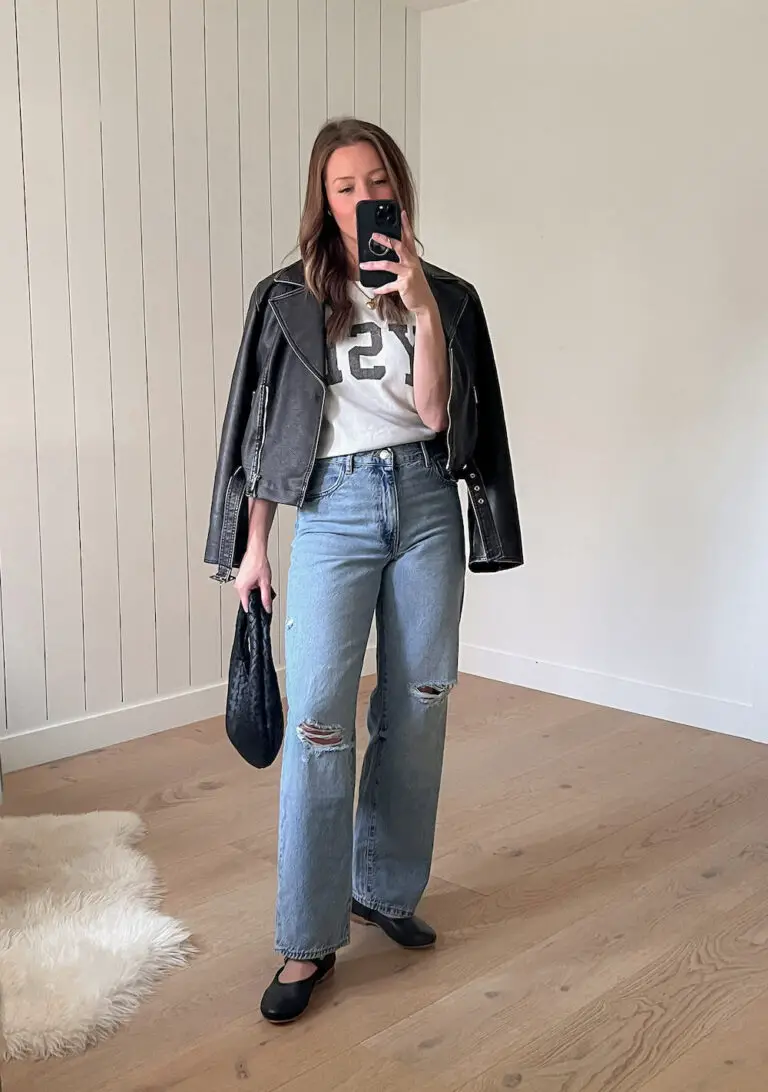 17 Looks Avec Un Jean Large Pour Des Tenues Chic A Essayer