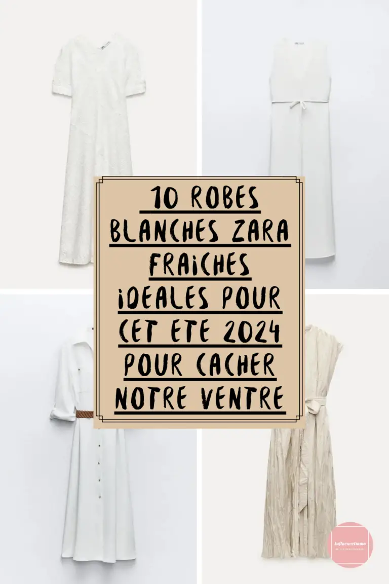 10 Robes Zara Blanches Pour Cacher Notre Ventre Cet été 2024