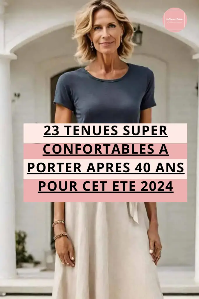 23 Tenues Super Confortables Après 40 Ans Pour Cet Eté 2024