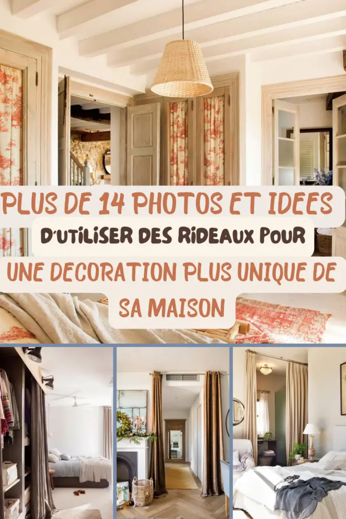 14 façons d'utiliser des rideaux pour décorer votre maison"