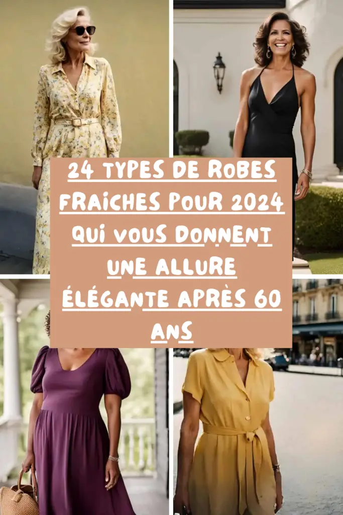 24 Types De Robes Parfaites Et Fraiches Après 60 Ans Pour 2024
