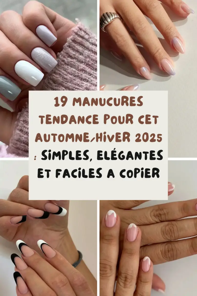 19 Manucures Tendance Pour Cet Automne/Hiver 2025