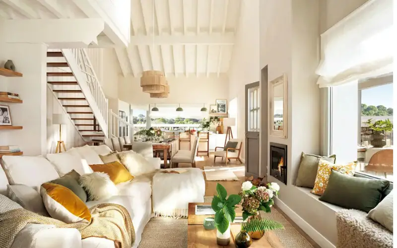 5 Intérieurs de Maisons Rustiques Avec Pleine D'Idées Incroyables