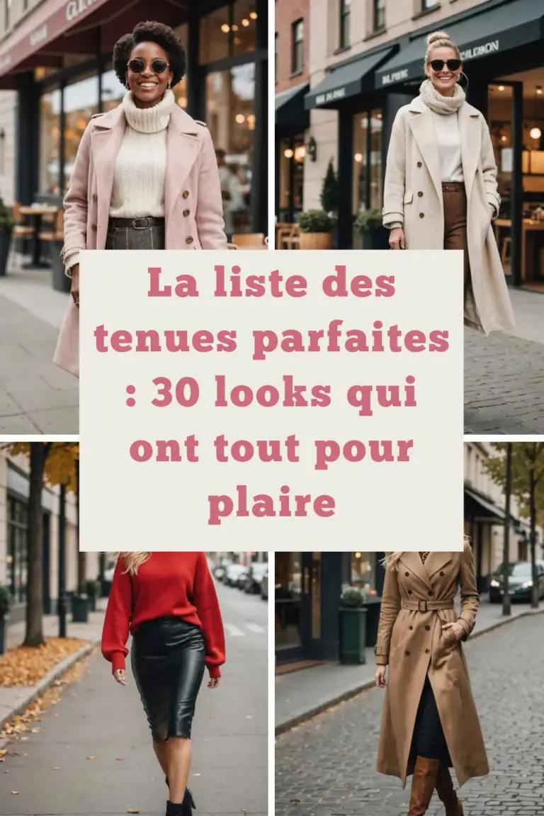 30 Looks Qui Ont Tout Pour Plaire Pour Avoir Des Tenues Parfaites