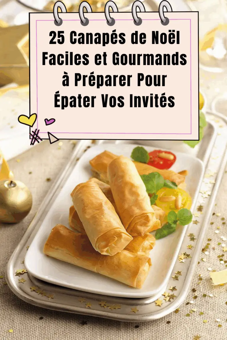 25 Idées de Canapés de Noël Rapides Pour un Apéritif Réussi